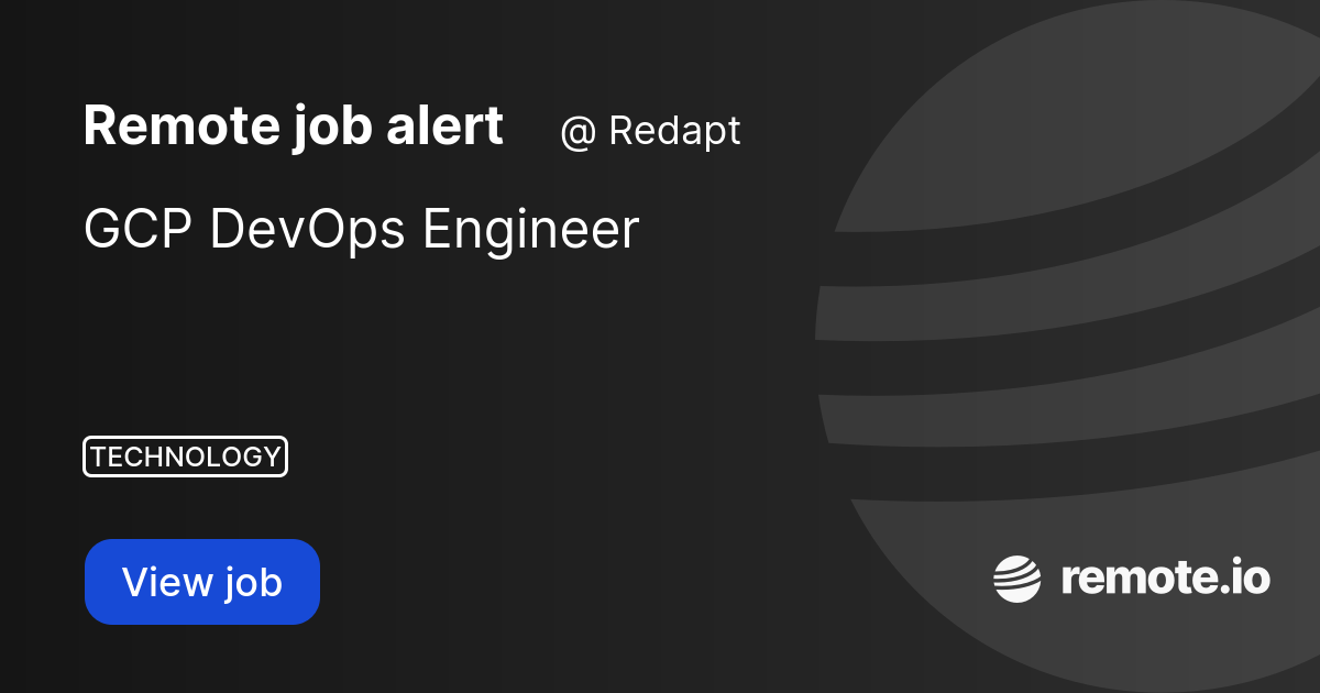 GCP DevOps Engineer | remote.io