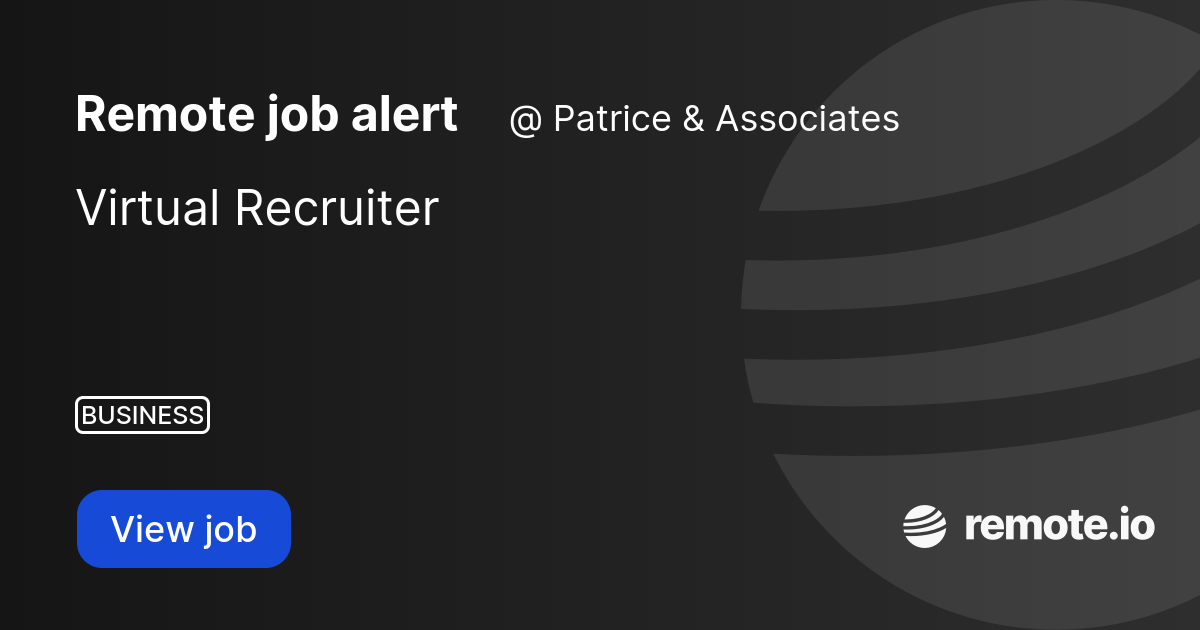Virtual Recruiter | remote.io