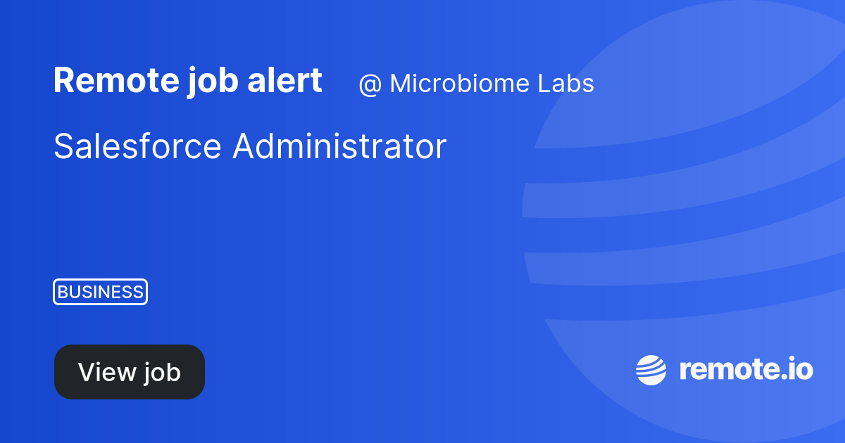 Salesforce Administrator | remote.io