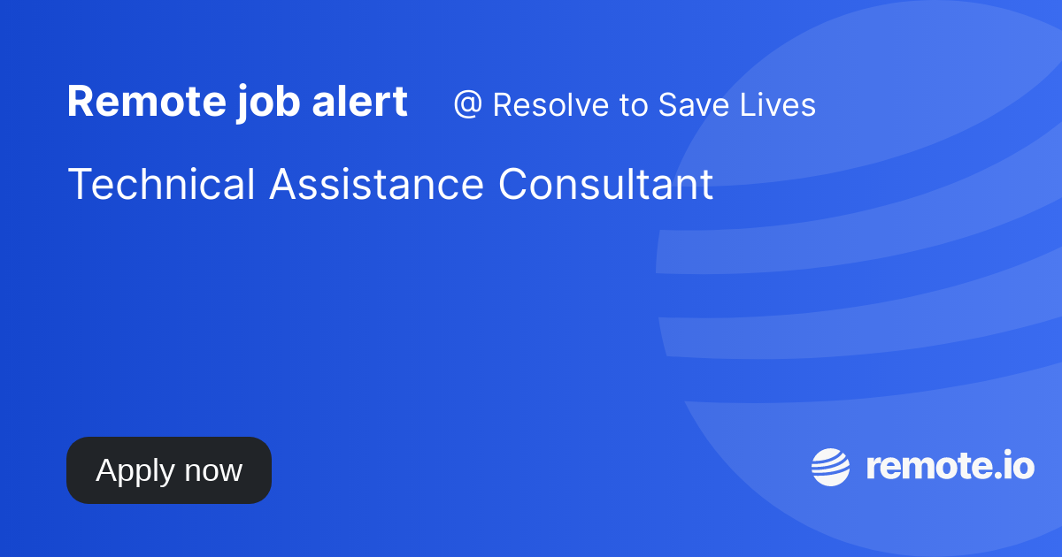 Technical Assistance Consultant | remote.io