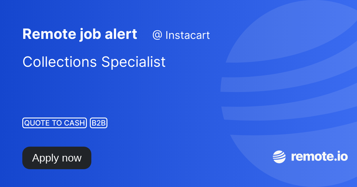 Collections Specialist | remote.io