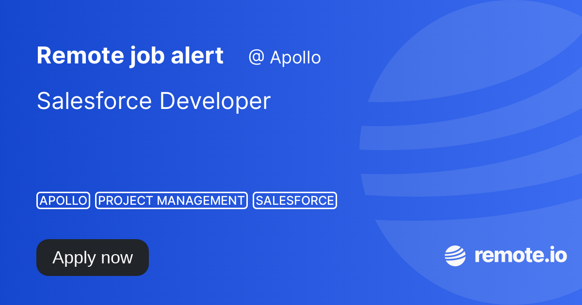 Salesforce Developer | remote.io