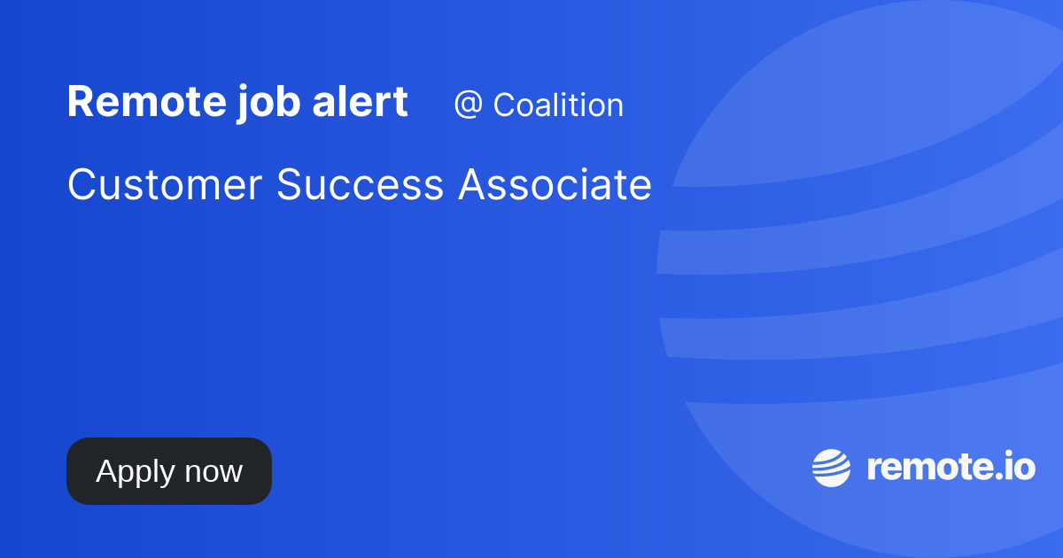 Customer Success Associate | remote.io