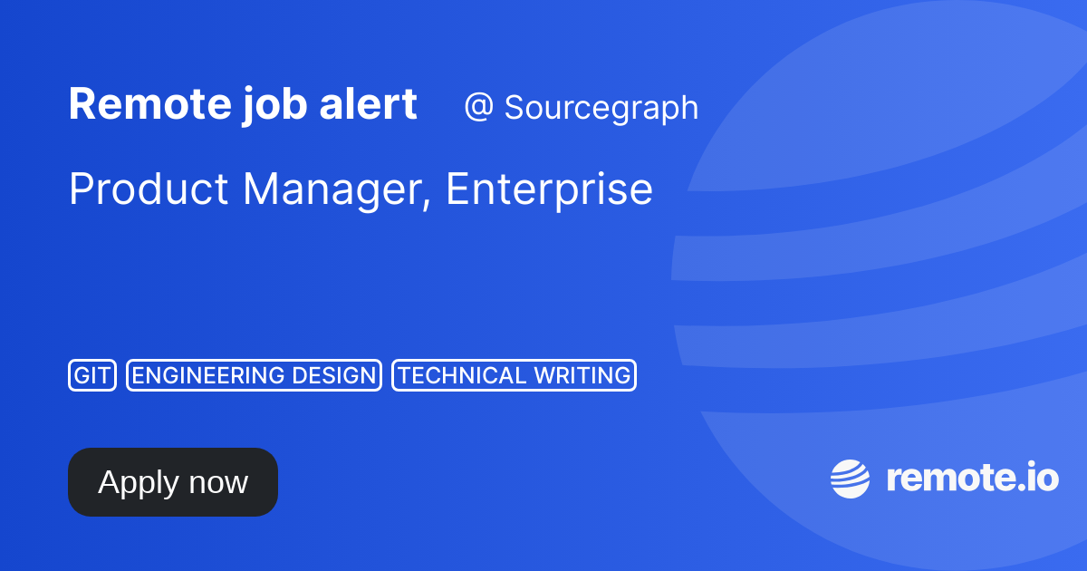 Product Manager, Enterprise | remote.io