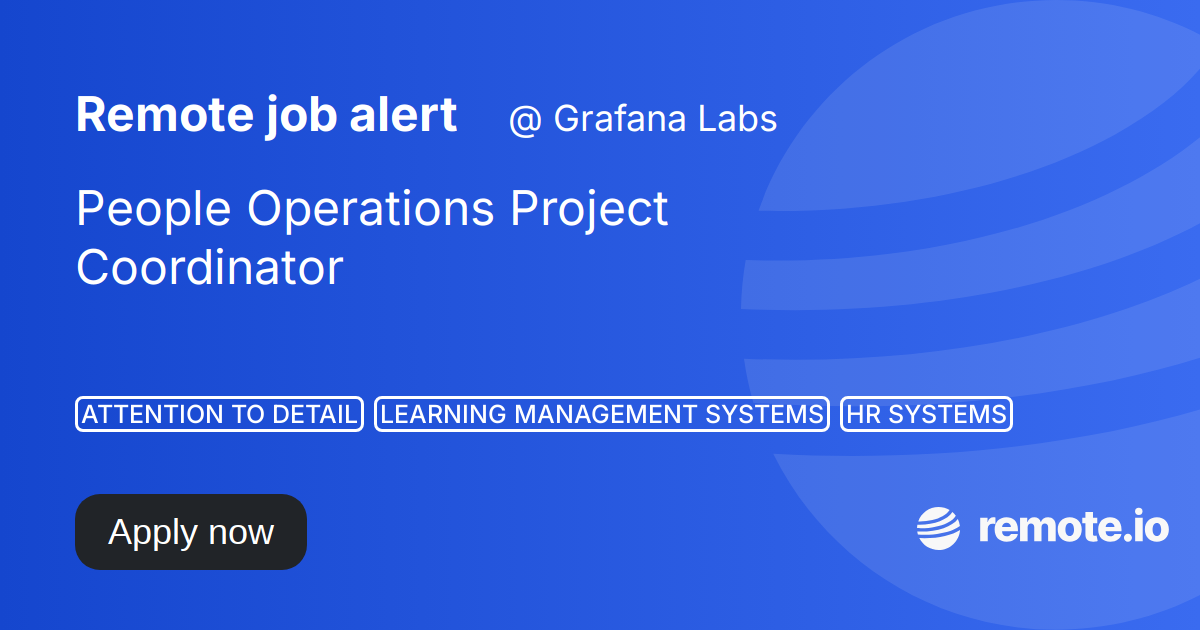 People Operations Project Coordinator | remote.io