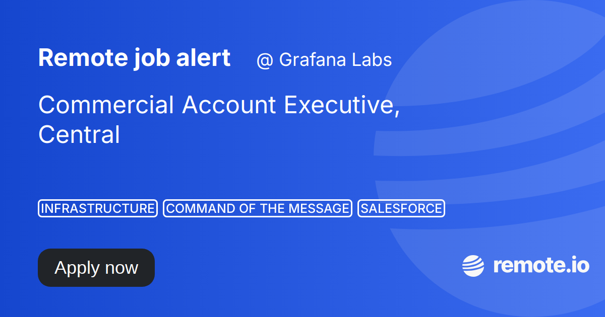Commercial Account Executive, Central | remote.io