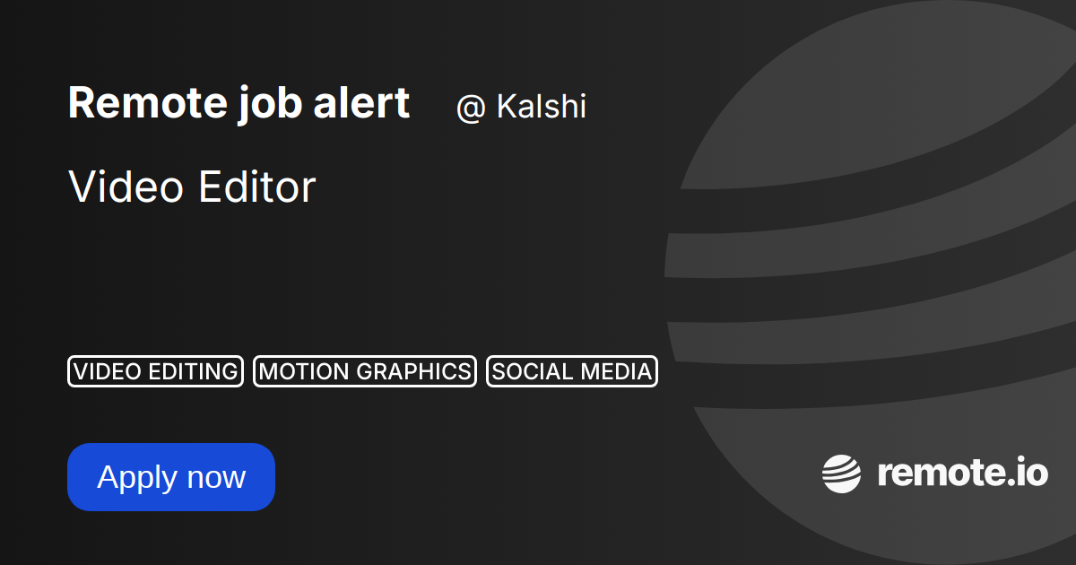 Video Editor | remote.io