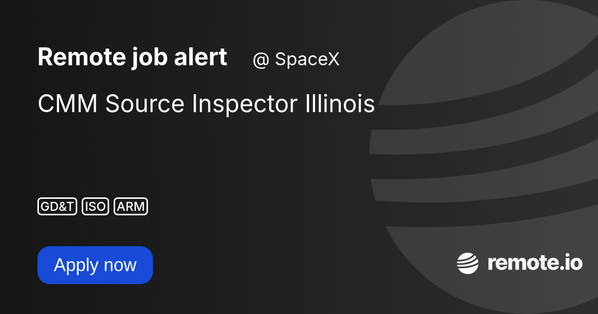 CMM Source Inspector Illinois | remote.io