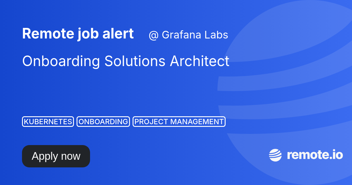 Onboarding Solutions Architect | remote.io