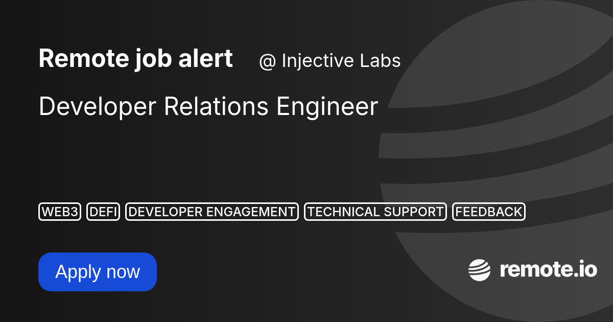 Developer Relations Engineer | remote.io