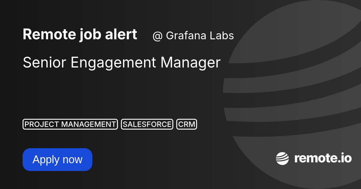 Senior Engagement Manager | remote.io