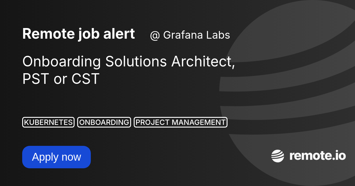 Onboarding Solutions Architect, PST or CST | remote.io