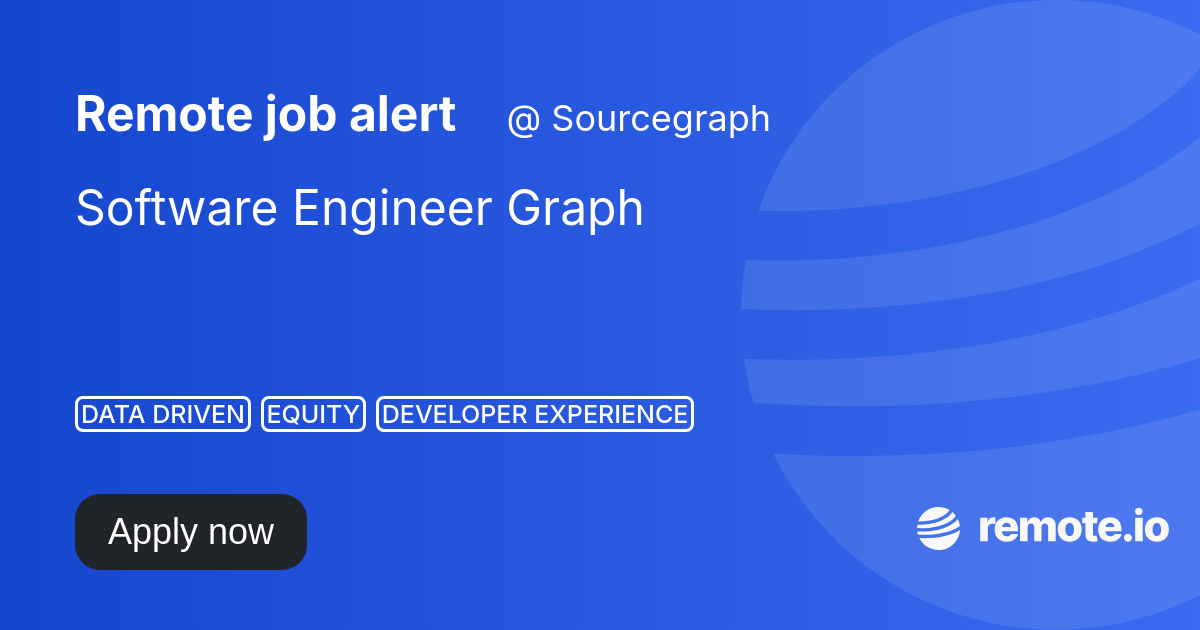 Software Engineer Graph | remote.io