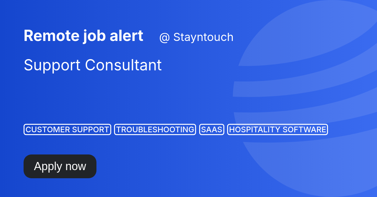 Support Consultant | remote.io