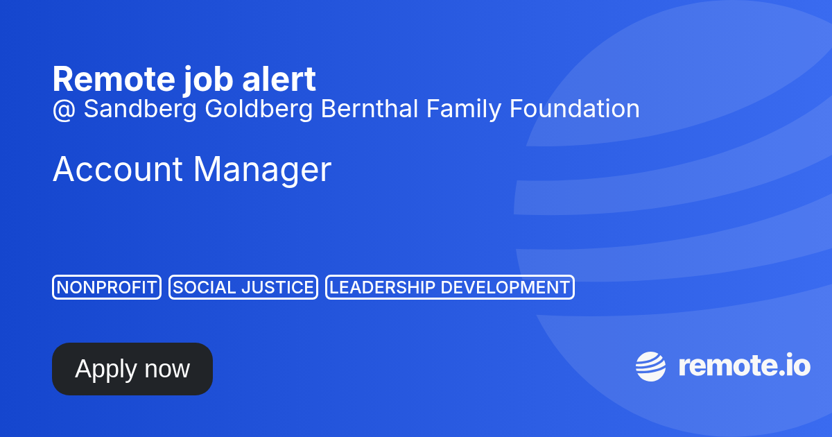 Account Manager | remote.io