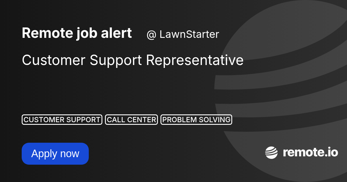 Customer Support Representative | remote.io