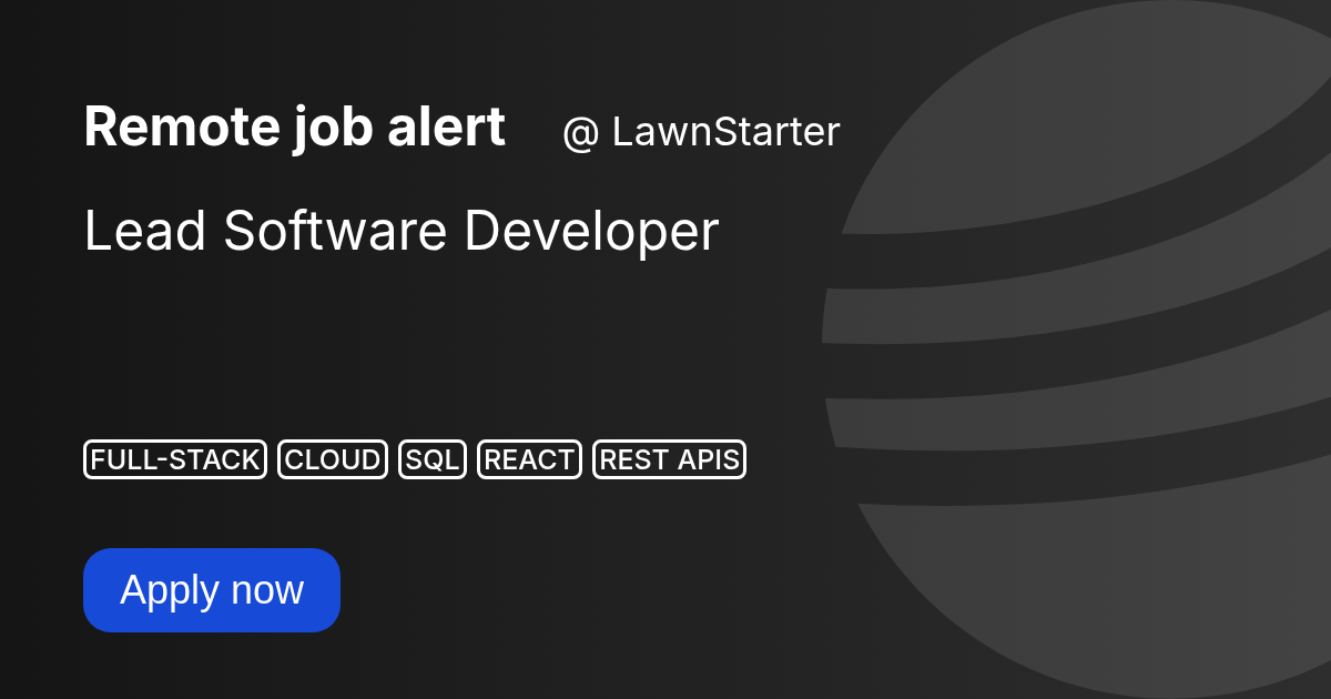 Lead Software Developer | remote.io