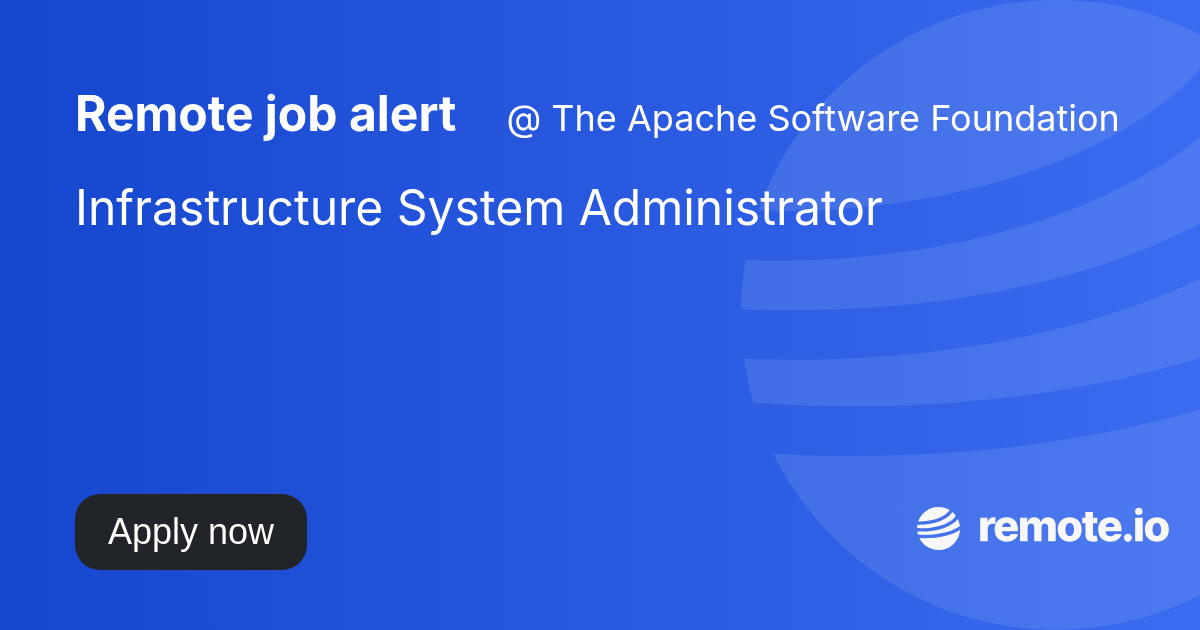 Infrastructure System Administrator | remote.io