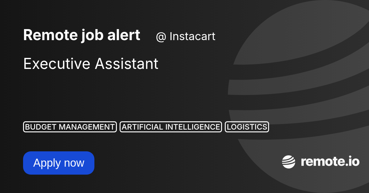 Executive Assistant | remote.io