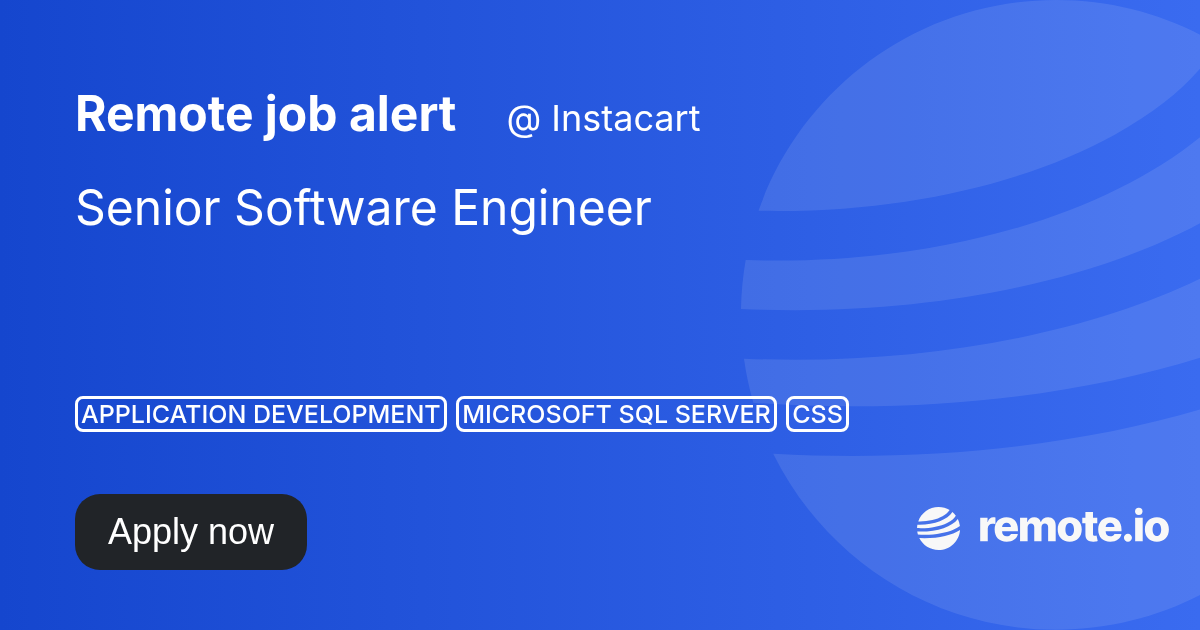 Senior Software Engineer | remote.io