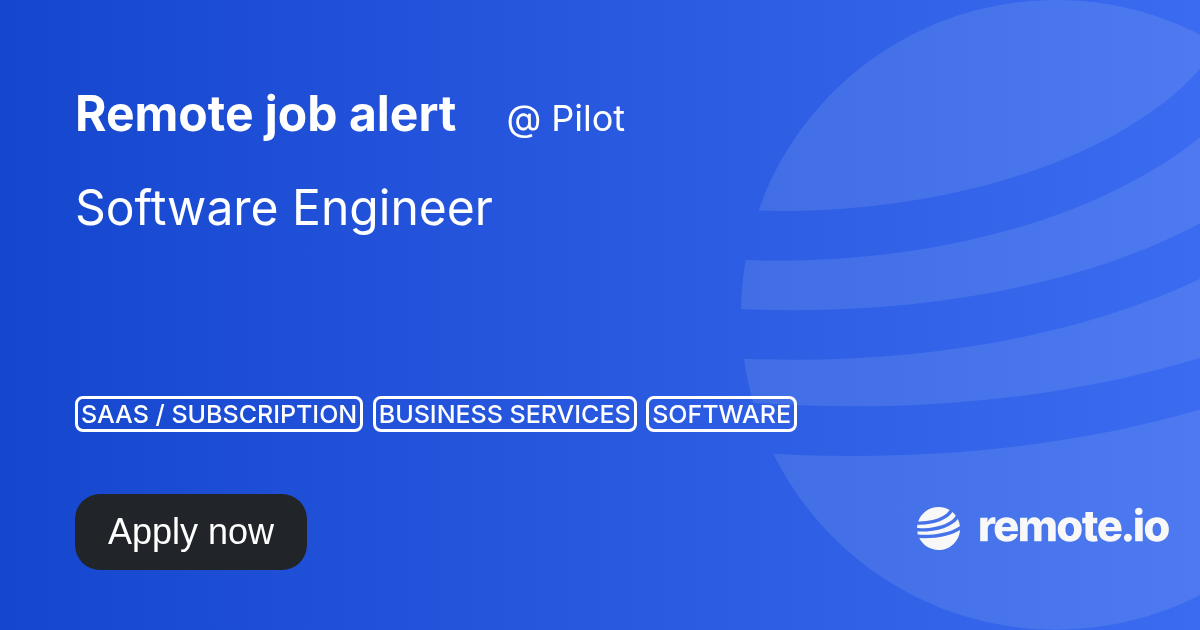 Software Engineer | remote.io